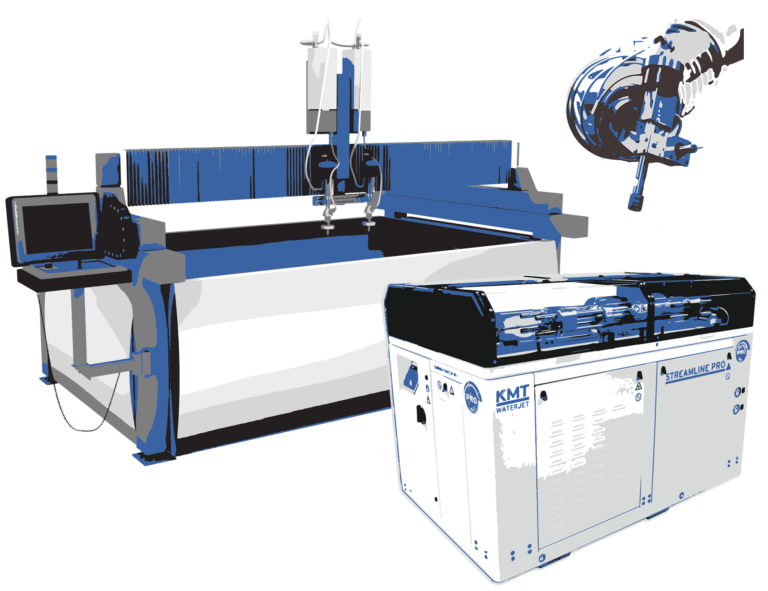 Cutting Glass using Waterjet Systems | KMT Waterjet